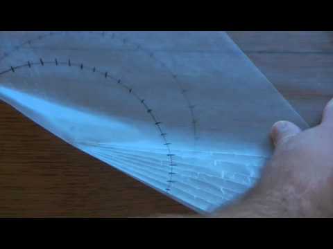 Conics - Making an Ellipse with Wax Paper - YouTube