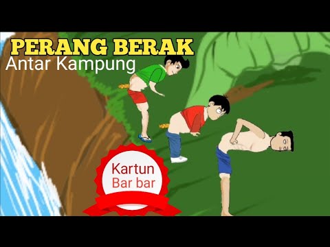Kartun lucu baru || PERANG BERAK Antar Kampung #Kartunindonesia #Funnycartoon #Kartunlucu