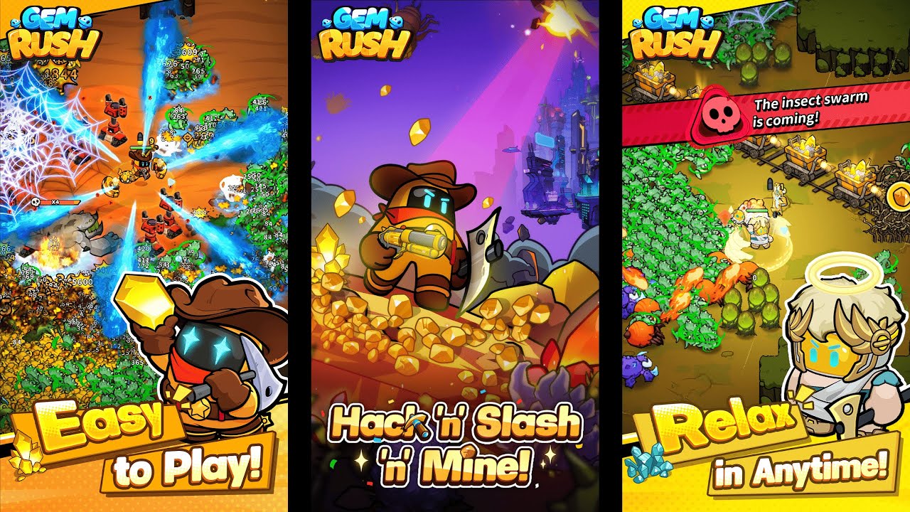 【手遊試玩】Gem Rush (搶先體驗)(Android/IOS) - YouTube