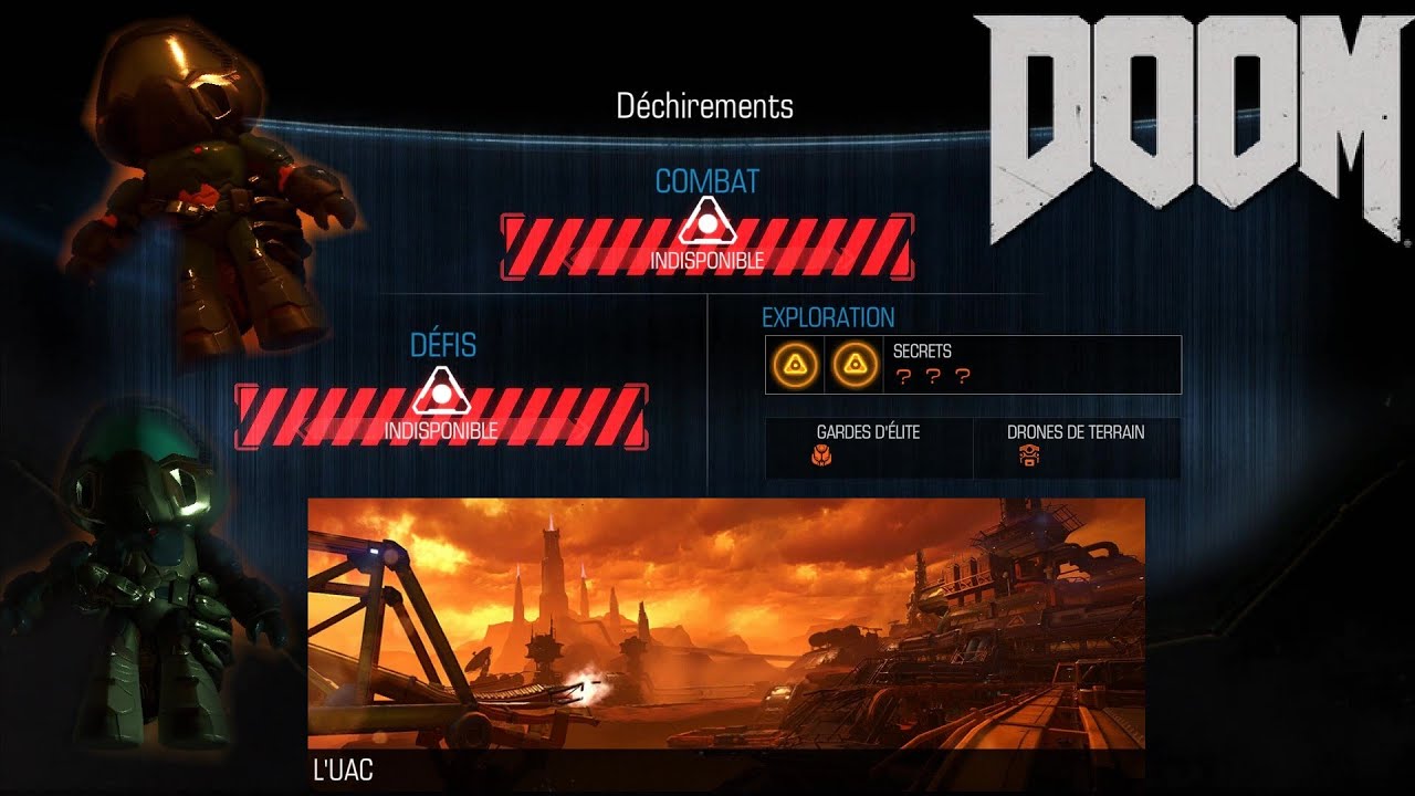 DOOM - Tous les Objets et Lieu caché: Mission / Chapitre 1: L'UAC - YouTube