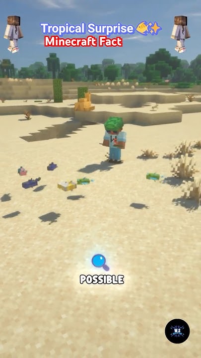 Minecraft Fact - 🐟 3,000+ Tropical Fish Variants! #minecraft # ...