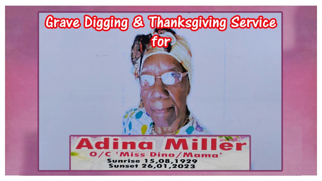 Adina Miller Grave Digging & Thanksgiving Service March 5, 2023 - YouTube