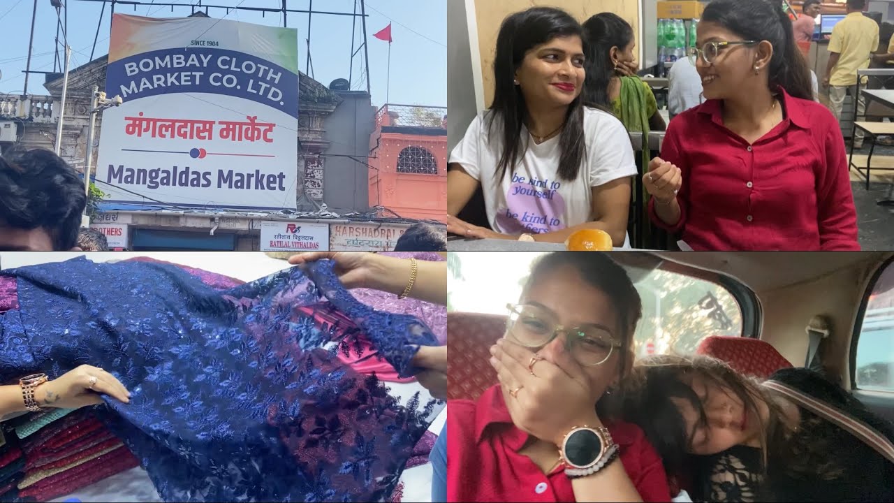 Aamhi shopping karayala Kuthe jato bhaga😍||Mangaldas Market ...