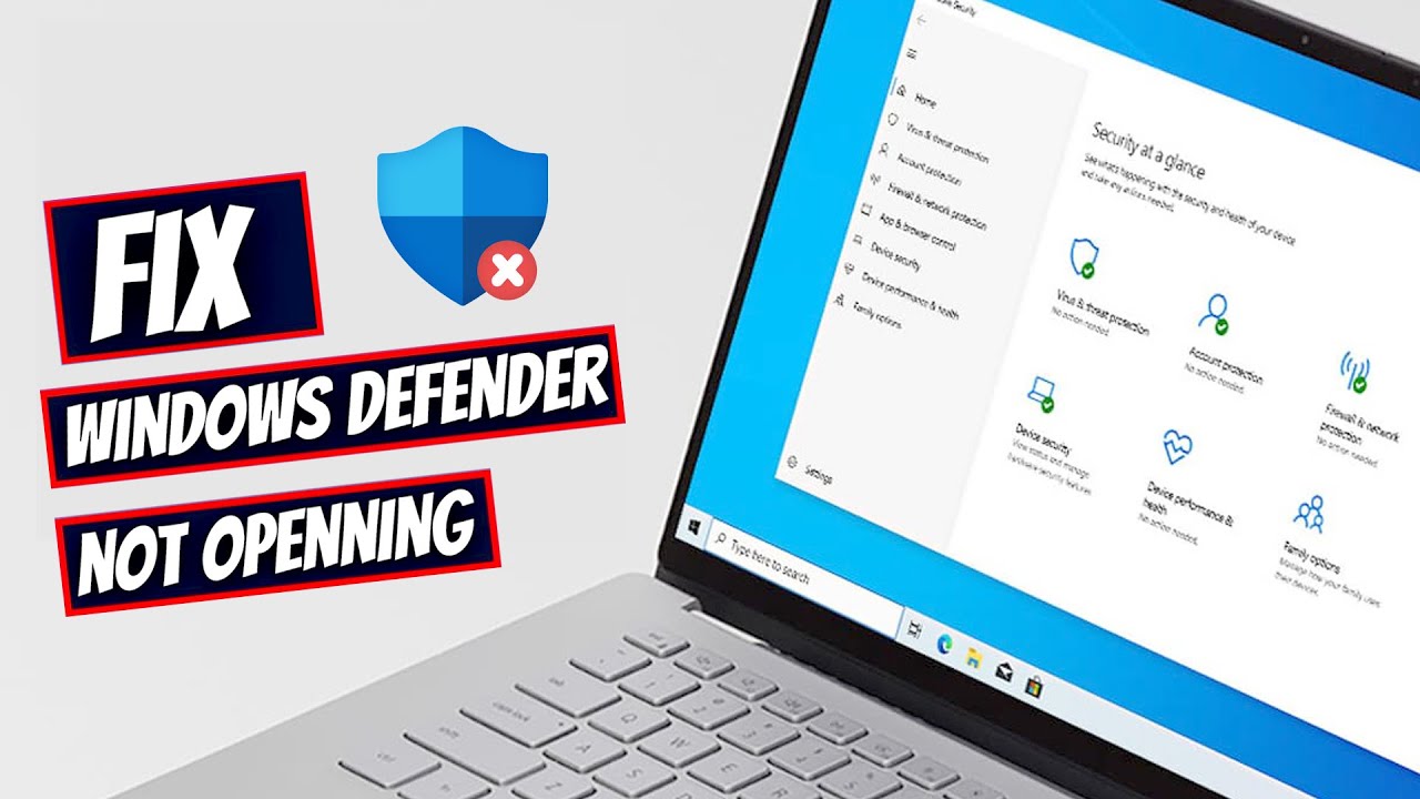 Solved Microsoft Windows Defender not working - YouTube