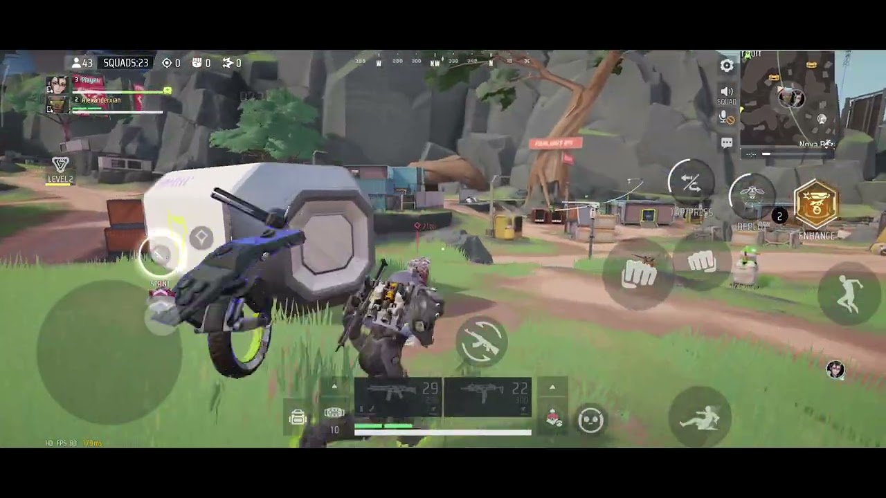 [Farlight Gameplay Duo using Nightwatch ranked match intense gunfight ...