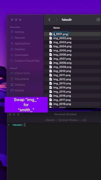 Rename multiple files at once - YouTube