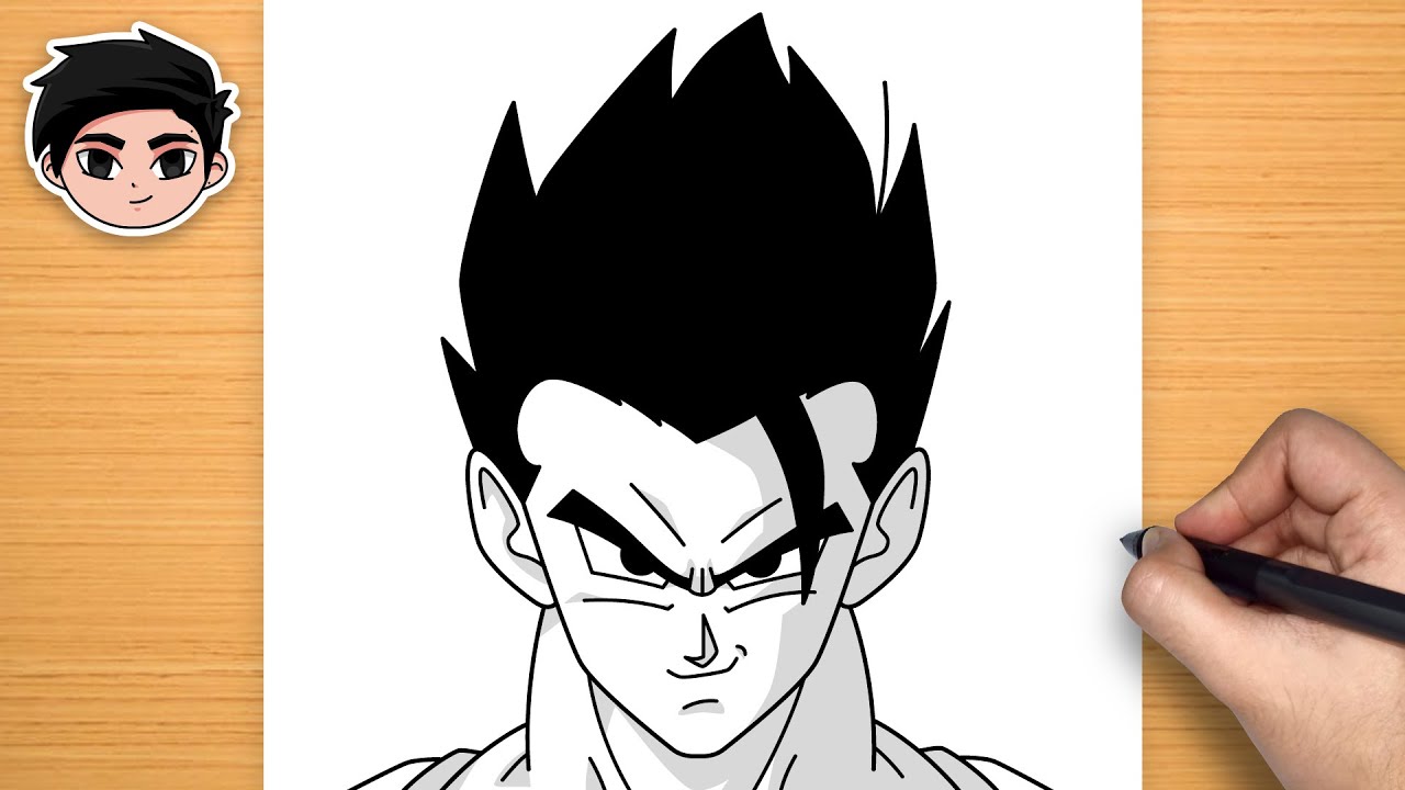 How To Draw GOHAN | Dragon Ball - Easy Tutorial - YouTube