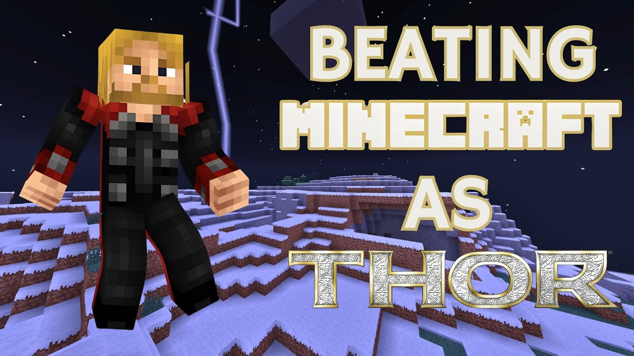 Beating Minecraft As Thor (Mod) - YouTube