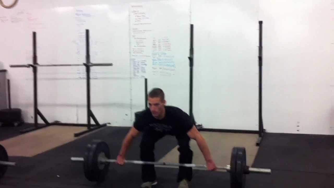 Heavy Snatch Pulls followed by Low Hang Squat Snatches - YouTube