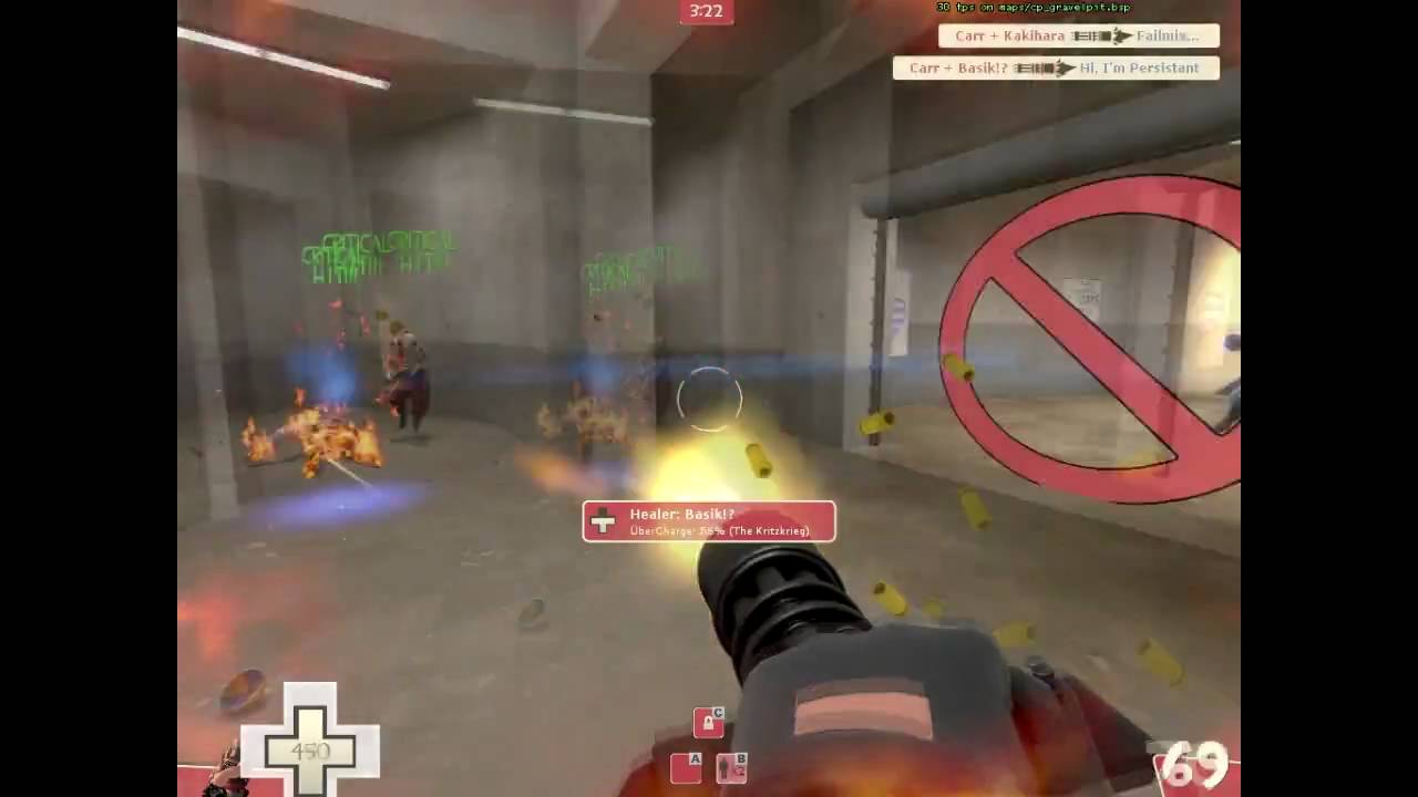 TF2 - I Camp Gravelpit Spawn As Heavy - YouTube