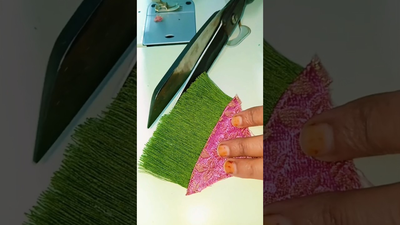 Beautiful thread 🧵 ka latkan kaise banaye 😍 bohut hi simple design #trending #ytshorts - YouTube