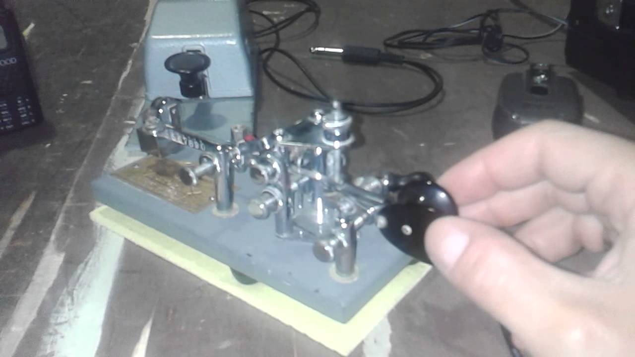 Vibroplex Zephyr 1957 - YouTube