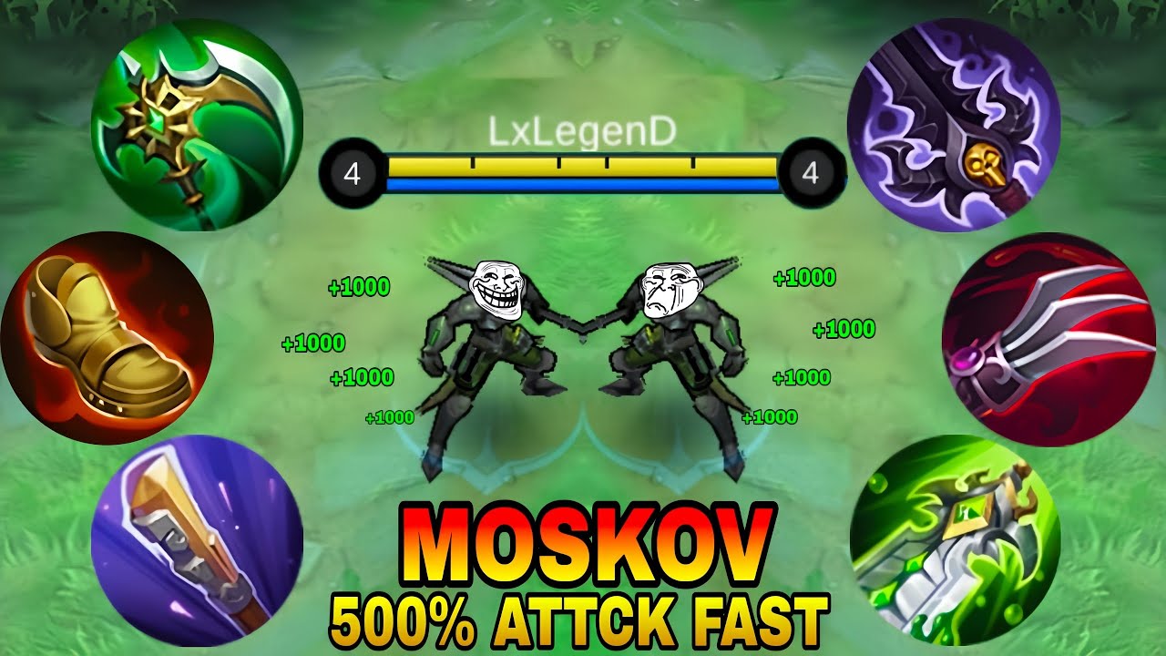 MOSKOV FASTEST ATTACK BUILD FOR MAX DAMAGE! FAST ATTACK BUILD FOR ...