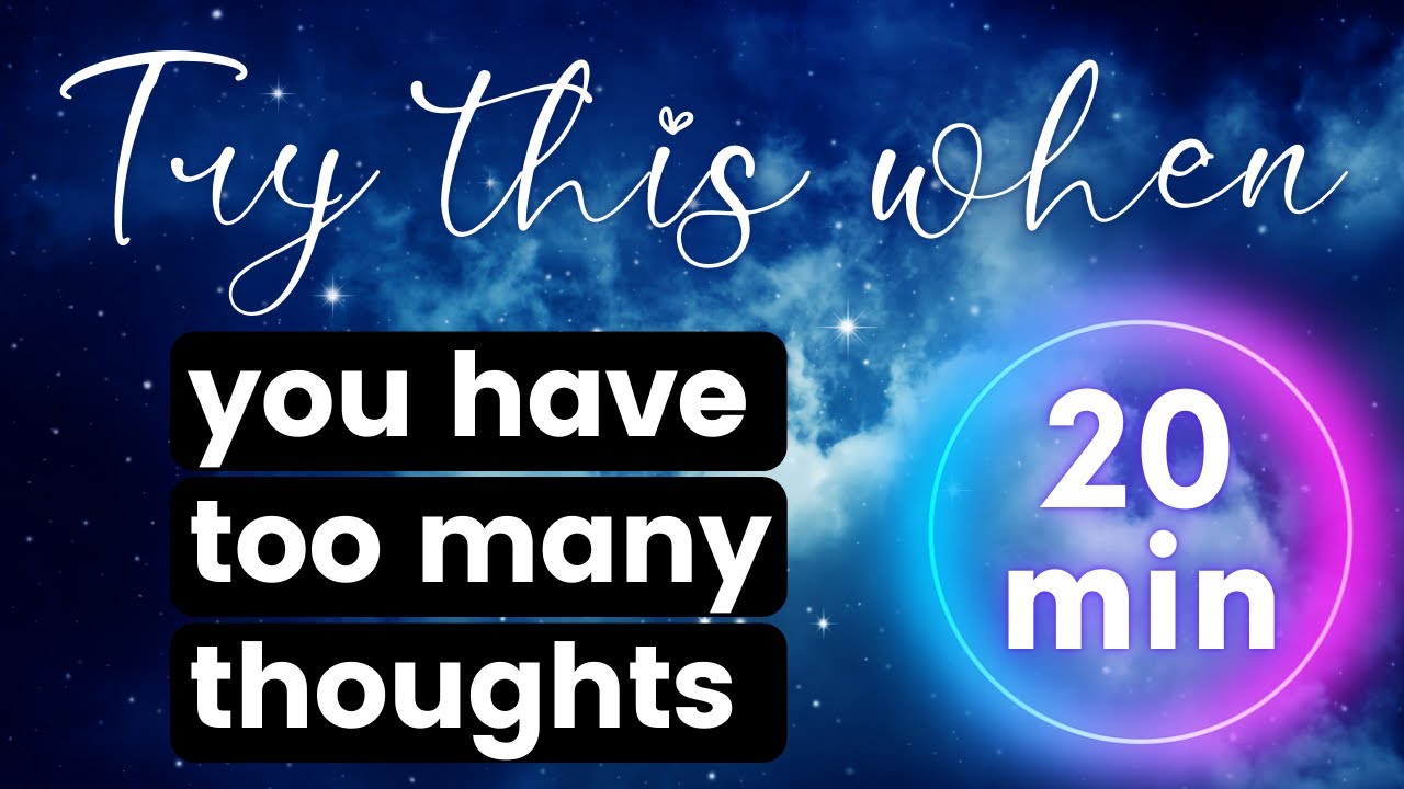 Calm Your Racing Thoughts: Guided Meditation for an Overactive Mind (︶ω ...