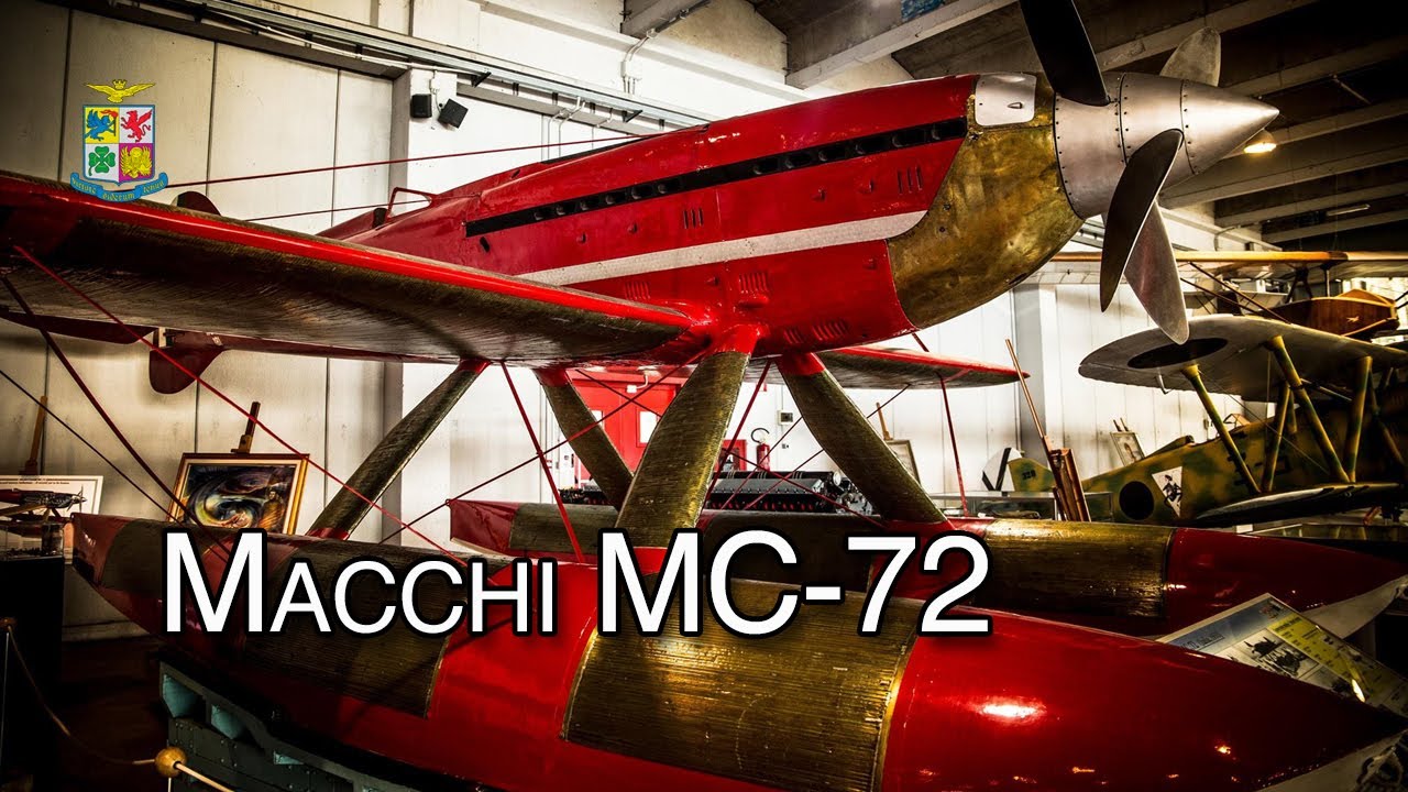 Il velivolo Macchi MC-72 - YouTube