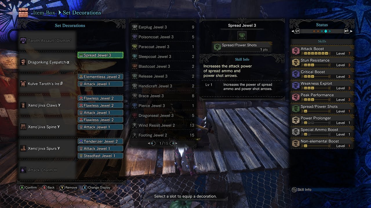 Monster Hunter: World - My OP Spare Shot Glutton Build + Destroying ...