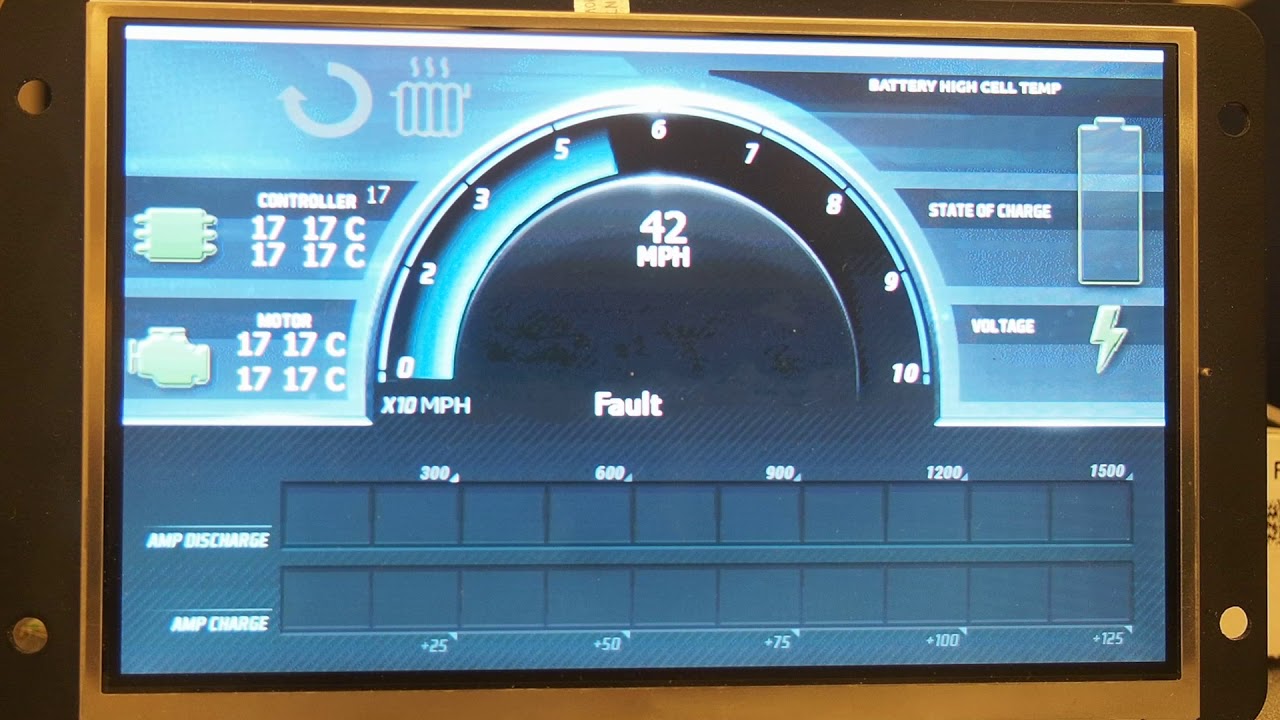 UCR FSAE Digital Display 2017-2018 - YouTube