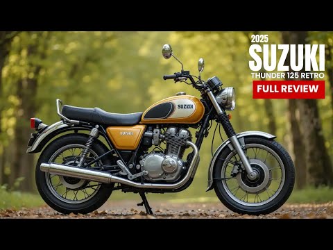 Suzuki Thunder 125 Retro – A Classic Comeback in 2025 | Timeless Design ...