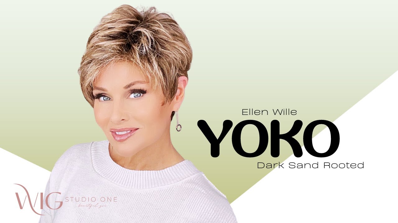 Ellen Wille | YOKO wig review | Dark Sand Rooted | NEW PIXIE WIG! - YouTube