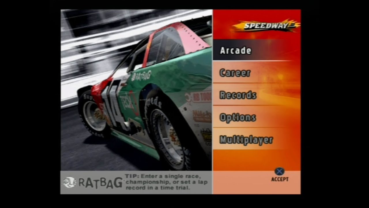 [Ps2] Introduction du jeu "Stock Car Speedway" de System 3 (2007) - YouTube