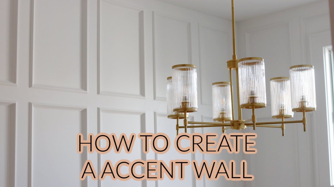 HOW TO CREATE A PROFESSIONAL ACCENT WALL | CREATIVE EDGE RENOS - YouTube