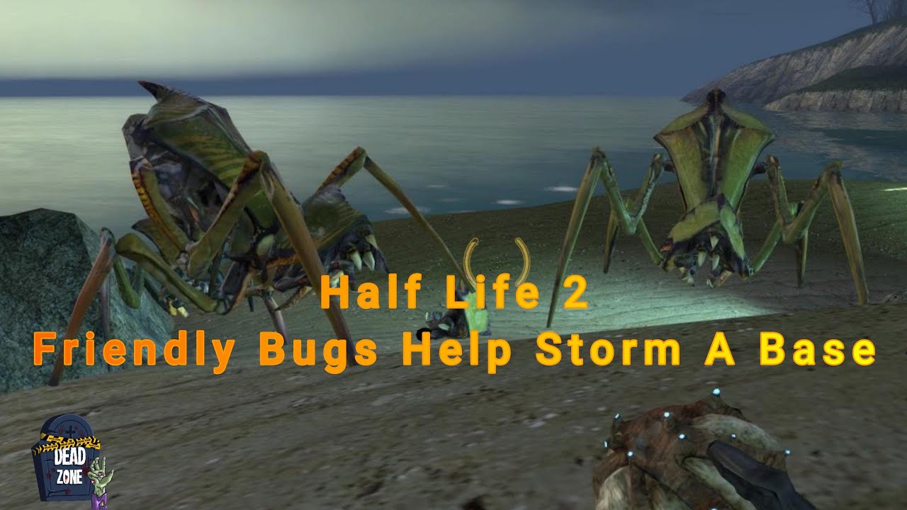 Half Life 2: Friendly Bugs Help Storm A Base - YouTube