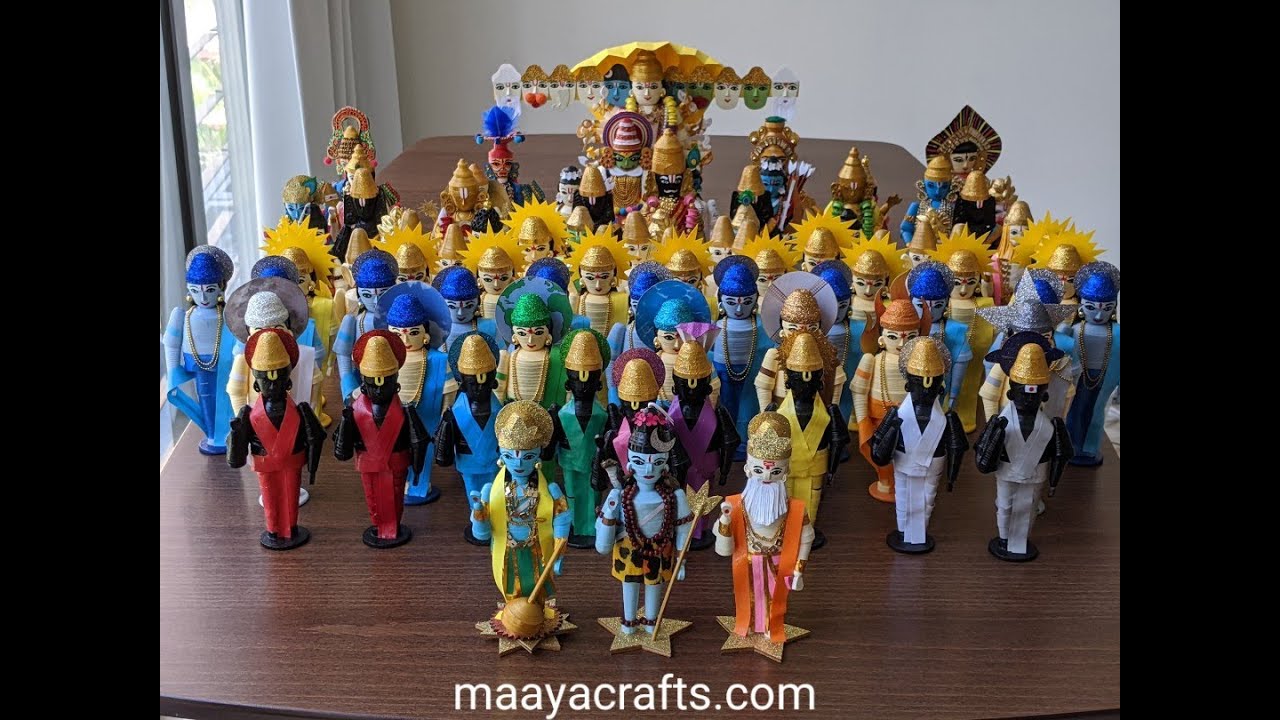 Quilling | Male Hindu Gods | Making Video - YouTube