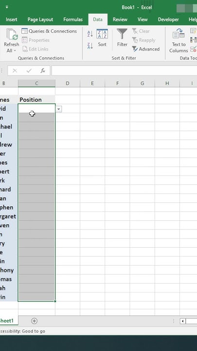 Excel Dropdown Lists: Simplify Data Entry Like a Pro! #shorts - YouTube