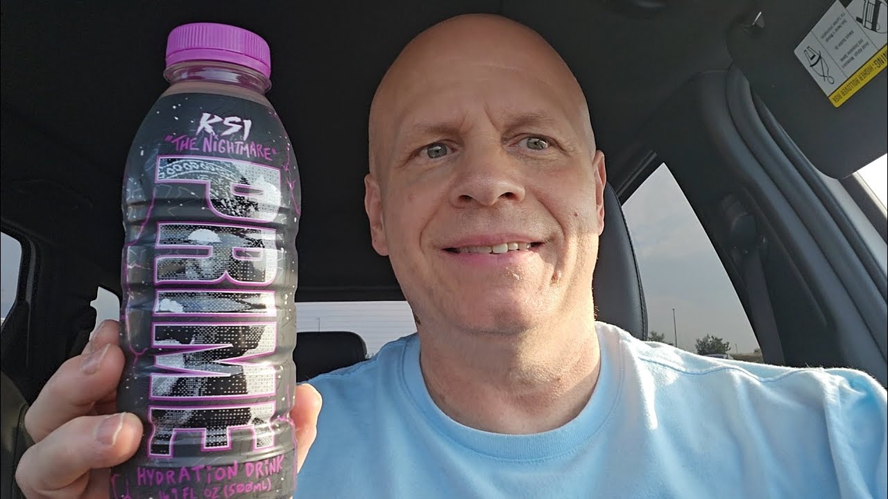 KSI The Nightmare Prime Hydration Drink Review - YouTube
