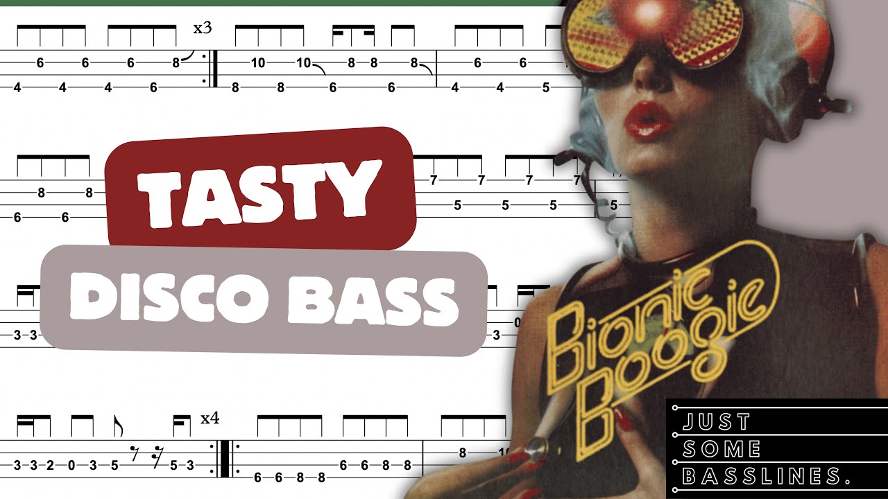 Disco bass is SO MUCH FUN // Bionic Boogie - Risky Changes BASS COVER ...