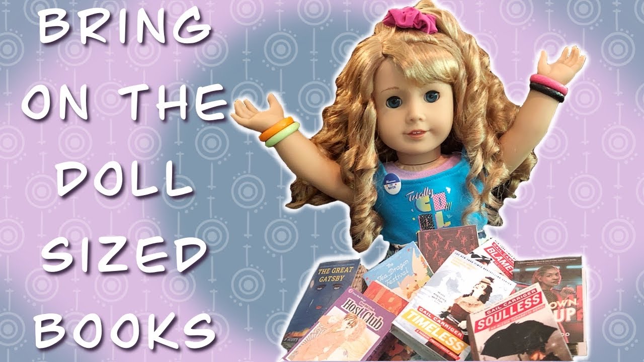 How to create books for your dolls |American Girl Doll Tutorial - YouTube