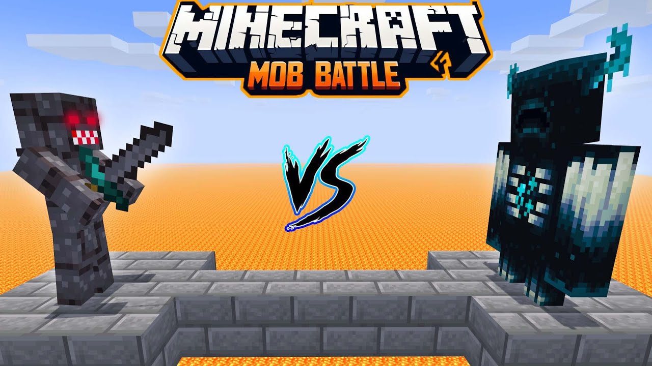Netherite Zombie vs All Minecraft Mobs in minecraft battle - Warden ...