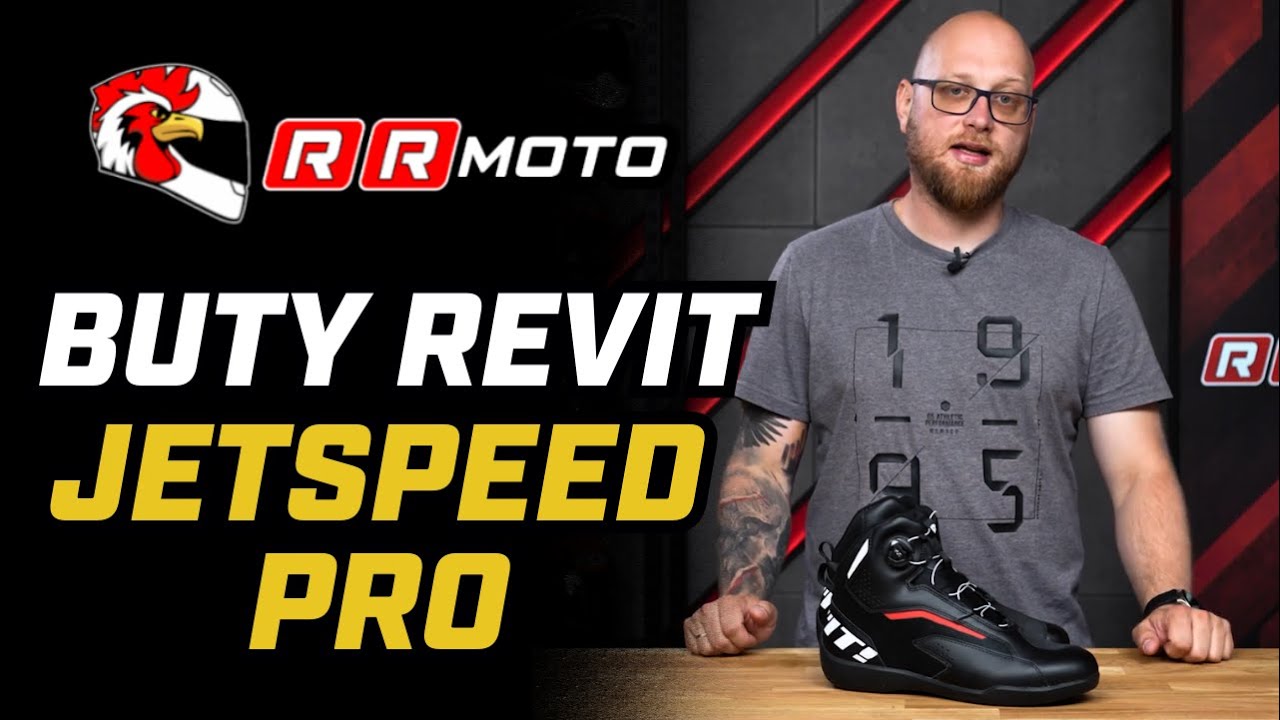 REVIT JETSPEED PRO - krótkie buty motocyklowe - YouTube
