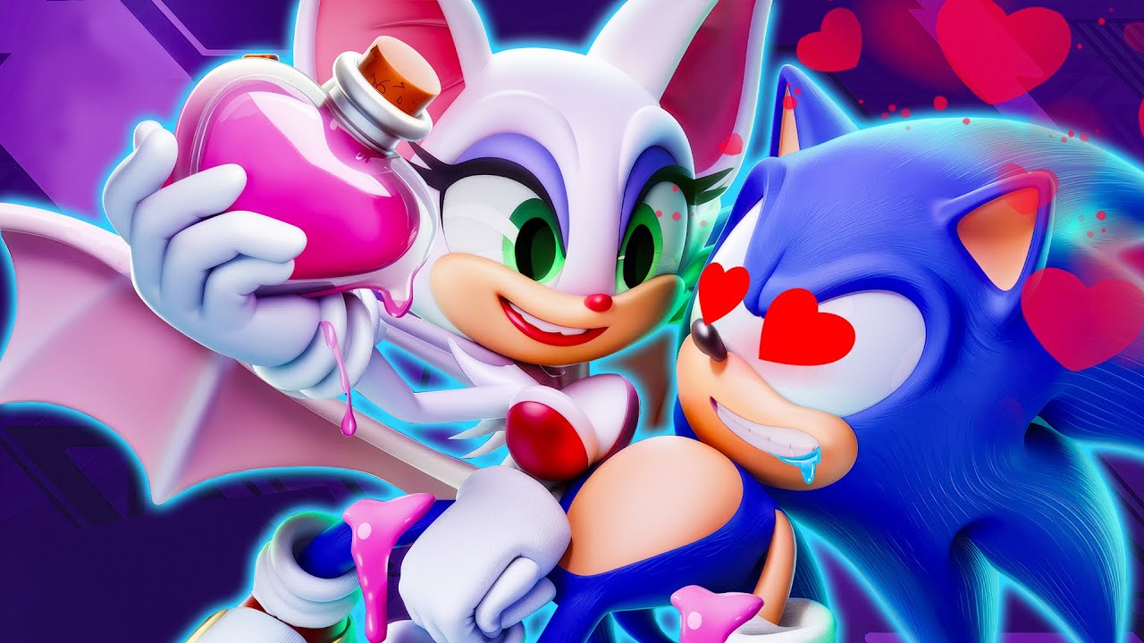 Sonic Falls for Rouge's Love Potion?! 😍💖 Sonic The Hedgehog 3 🏡 ROBLOX Brookhaven RP - FUNNY ...