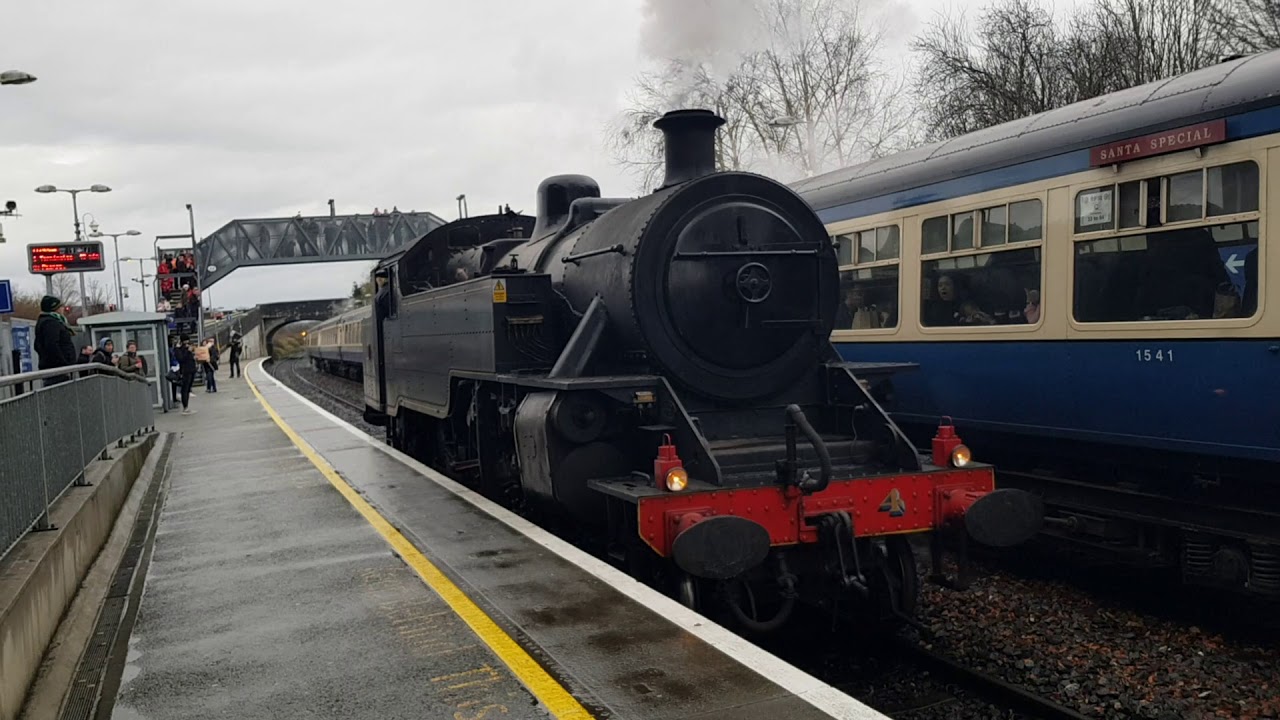 Christmas Special Steam train at Maynooth, County Kildare, Ireland ...