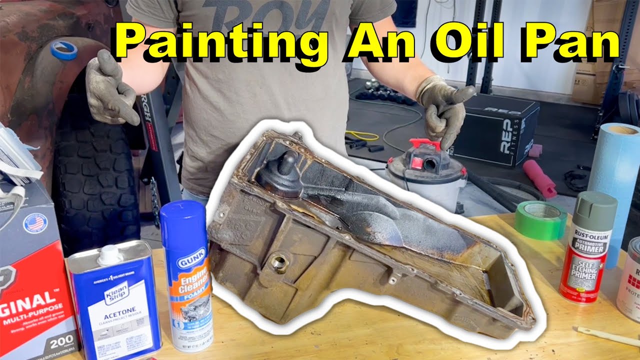 Painting An LS Oil Pan | The Dodgeball - YouTube