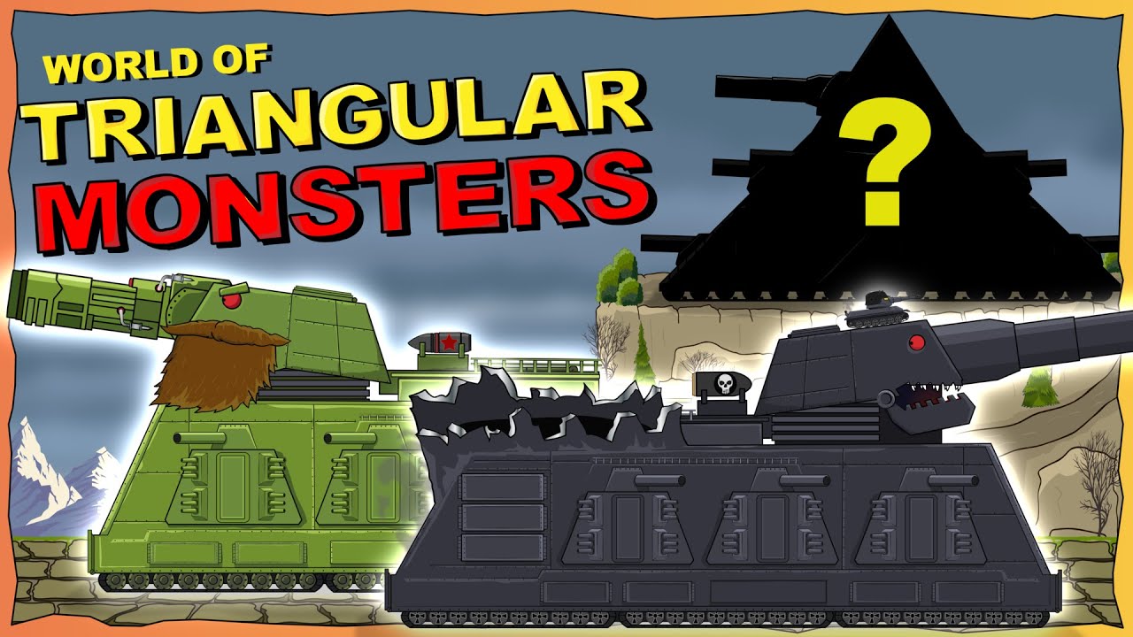 "World of Triangular Monsters" Cartoons about tanks - YouTube