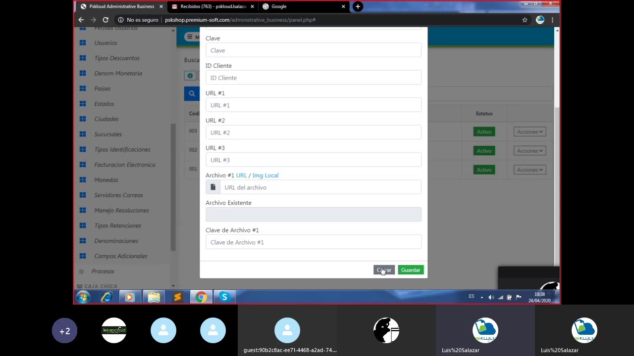 Administrative Business (Versión Web del Software PSKLOUD) - YouTube