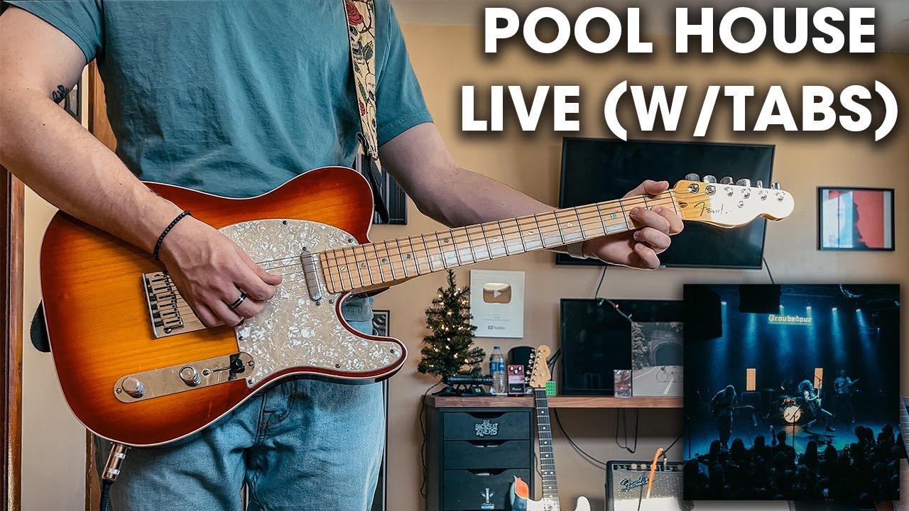 Pool House LIVE Solo Tutorial - The Backseat Lovers - YouTube