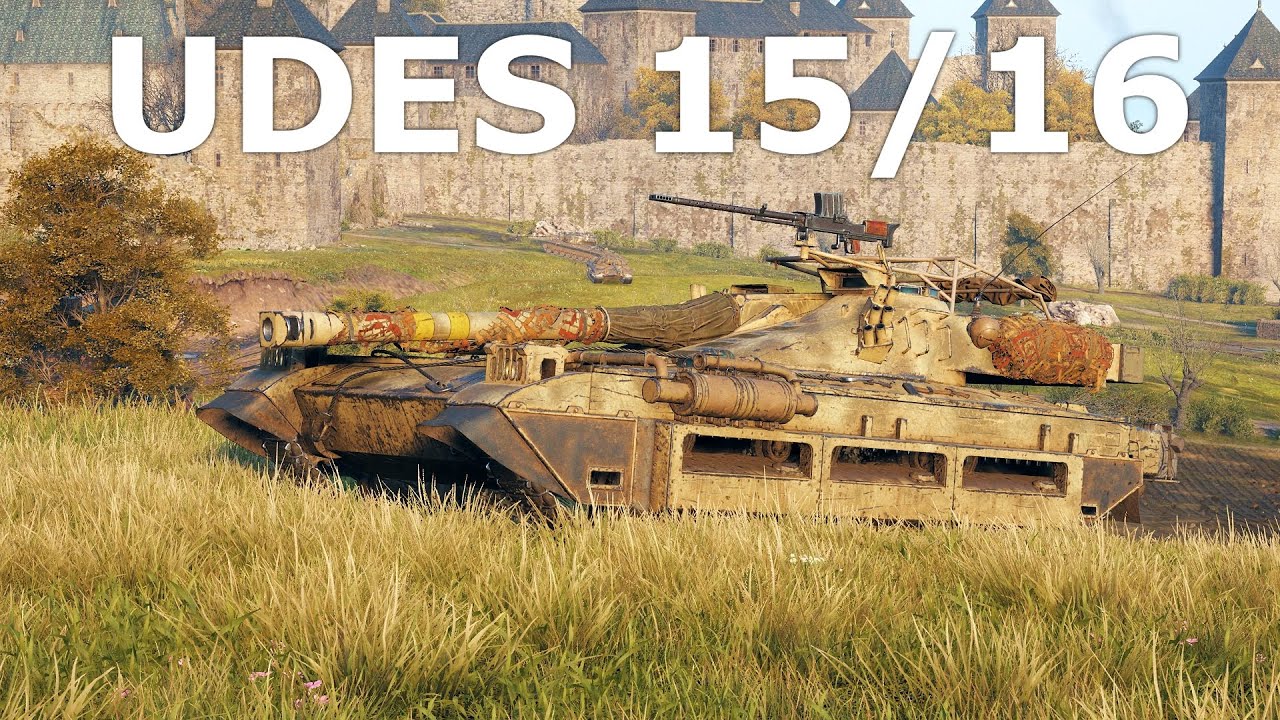 World of Tanks UDES 15/16 - Dominating with Superior Gun Depression ...
