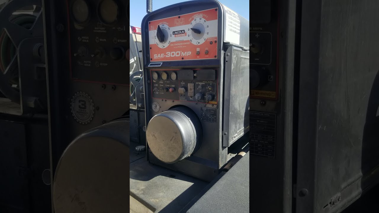 Lincoln sae 300 mp - YouTube