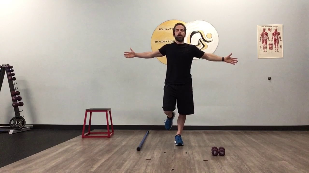 “At Home” Workout Balance Vol. 4 For Seniors & People Over 60 - YouTube