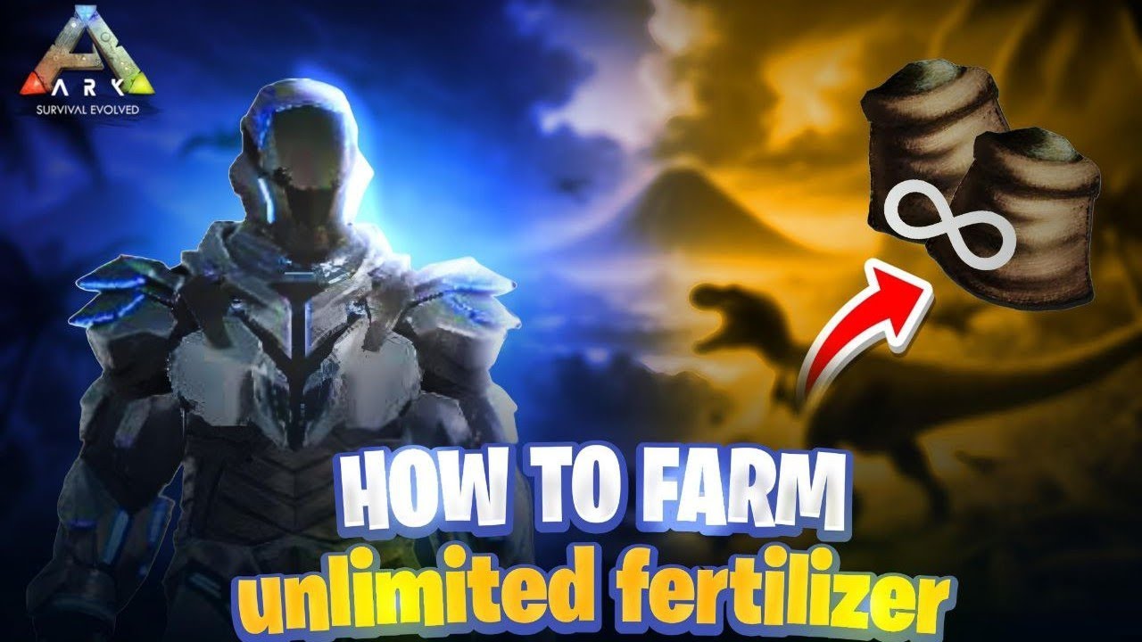 How to Farm unlimited Fertilizers using toilet!| ARK ultimate mobile ...