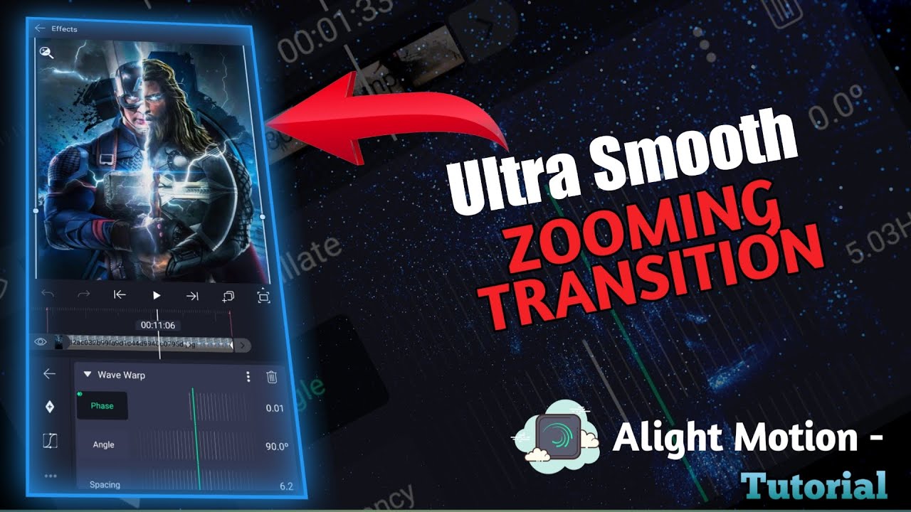 Smooth Zooming Transition Effect Alight Motion Xml | Alight Motion ...