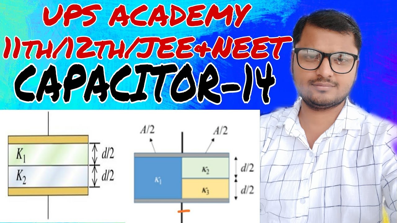 12th physics | CAPACITOR-14 || grouping of dielectrics in series ...
