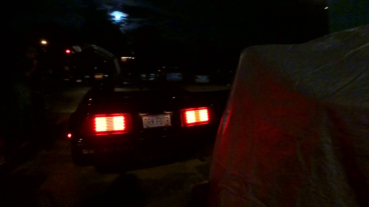 LED DeLorean Taillights OUTATIME for Demos - YouTube