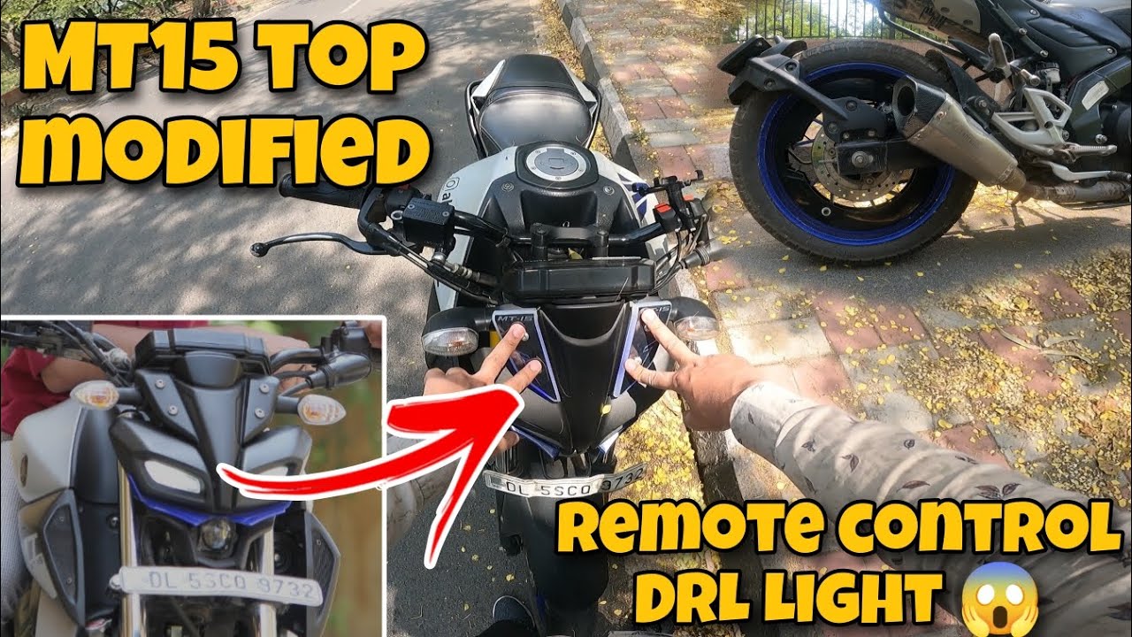 Yamaha Mt 15 Top Modified Mt15 Headlight Modification 😱 Yamaha Mt