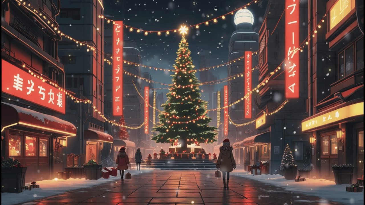 Cyber Christmas Synthwave Mix 🎄🎶 | Futuristic Holiday Vibes for a Neon ...