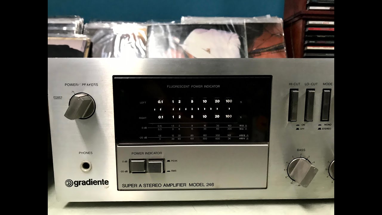 O Rei do Som - Amplificador Gradiente Model 246 - YouTube
