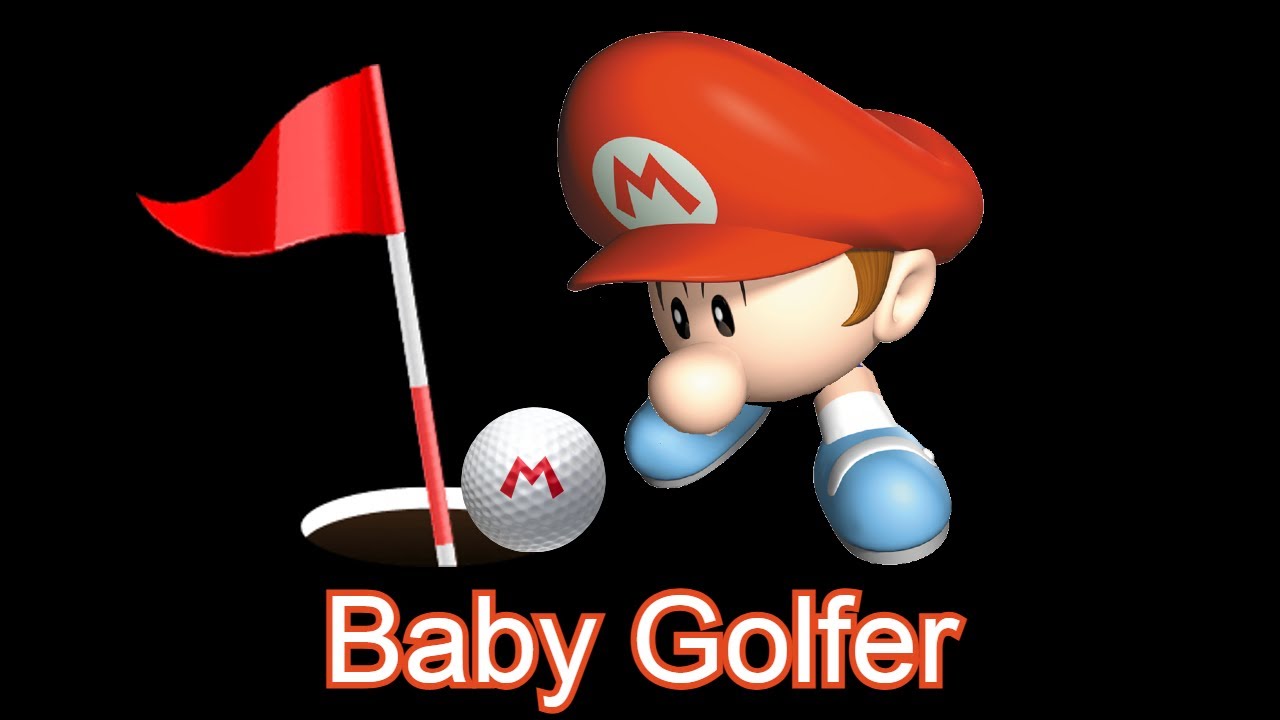 Hamburger Meme but its Baby Mario Playing Golf - YouTube